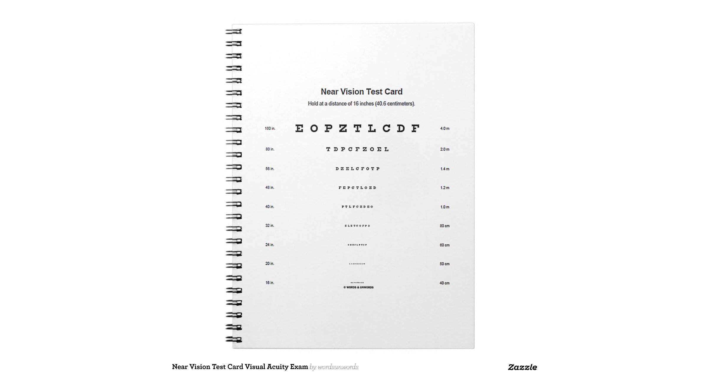 Pocket Visual Acuity Card at Francis Snyder blog
