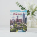 Nebraska City Skyline Omaha Postcard | Zazzle