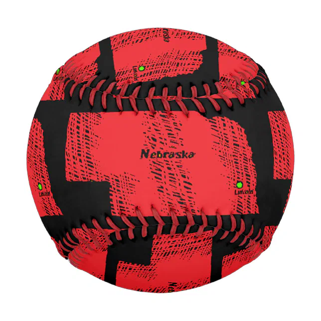 NEBRASKA MAP BASEBALL | Zazzle