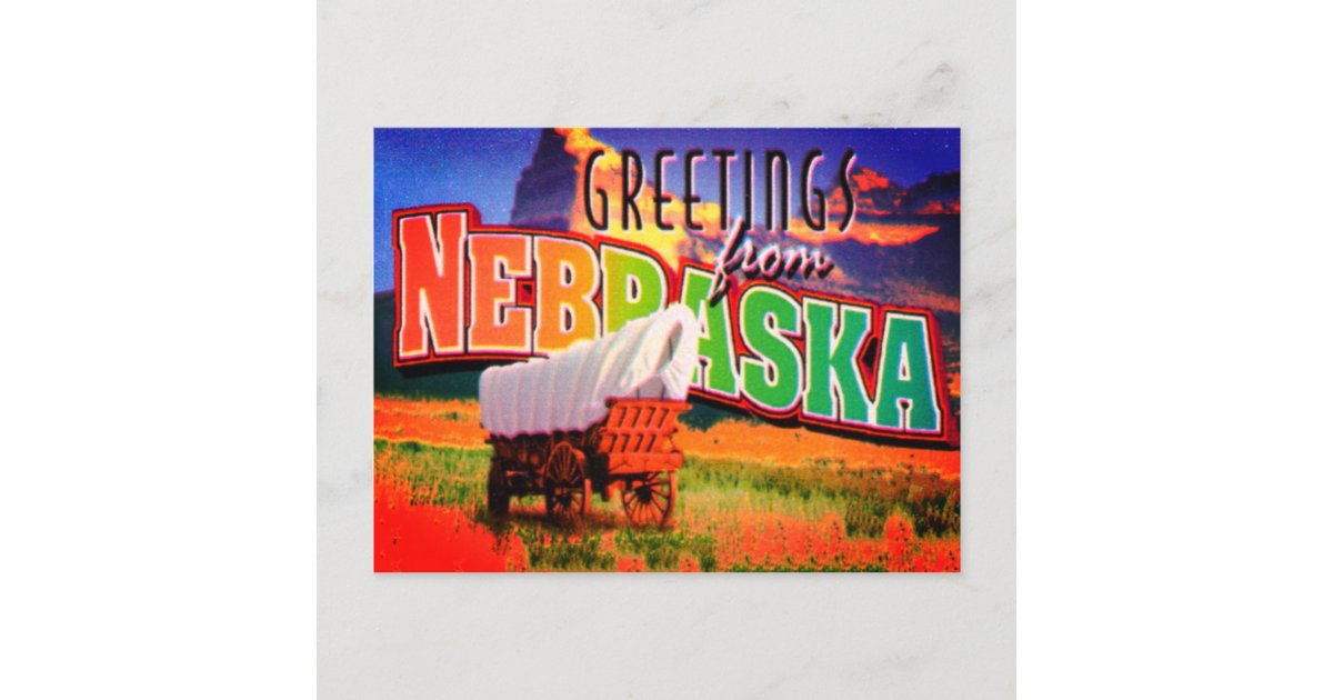 Nebraska Postcard | Zazzle