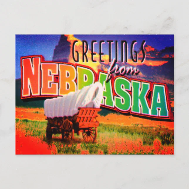 Nebraska Postcard | Zazzle