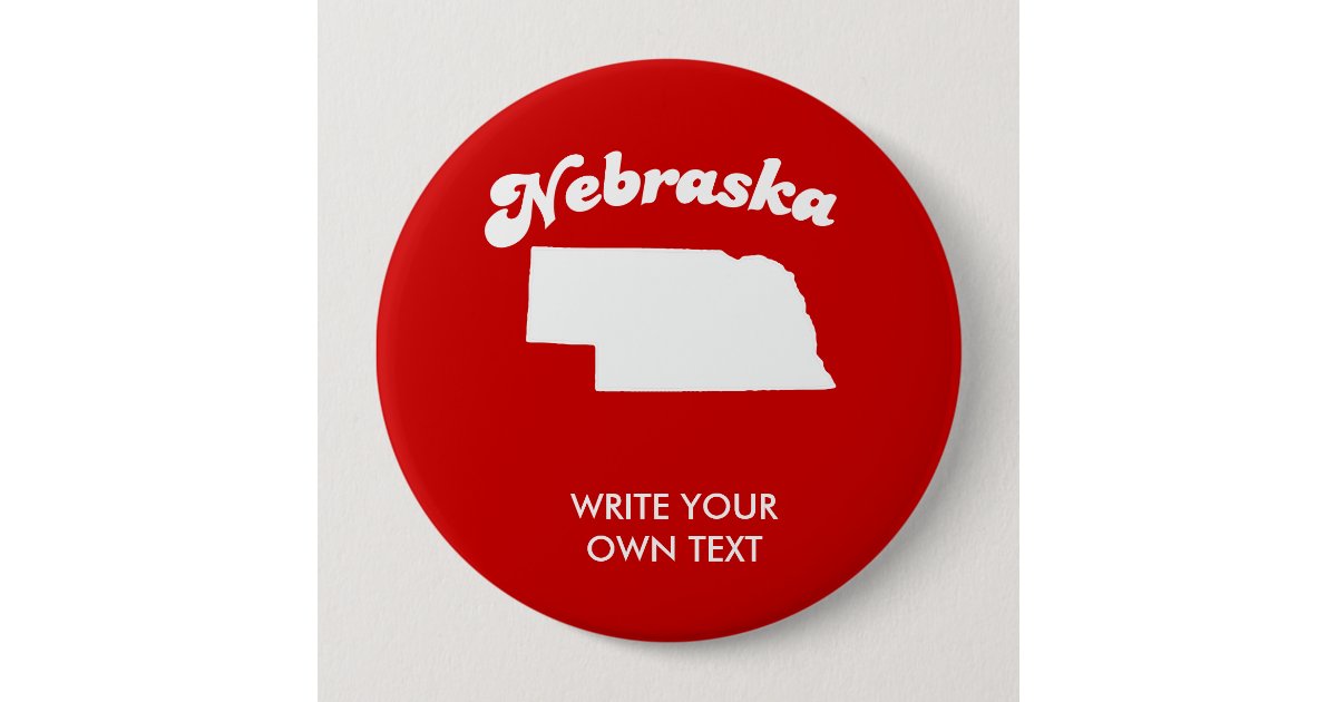 NEBRASKA STATE MOTTO T-SHIRT T-shirt Button | Zazzle
