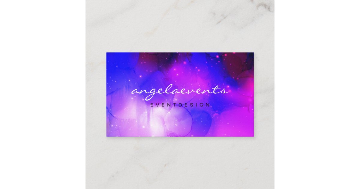 Nebula Celestial Business Card | Zazzle