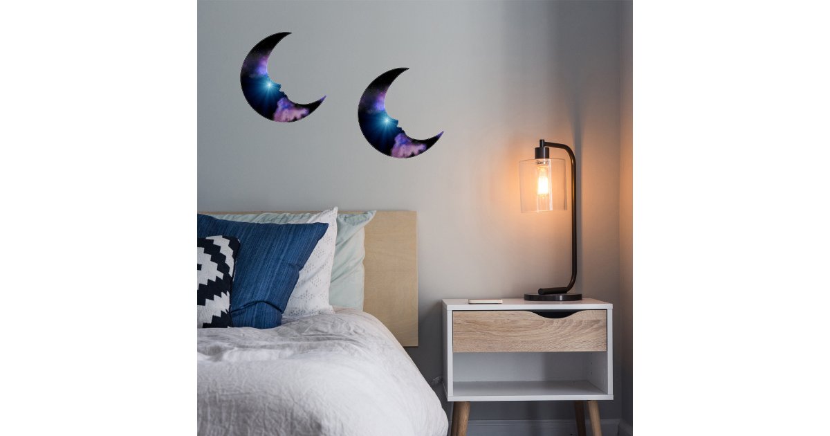 Nebulae and Stars Art Wall Sticker | Zazzle