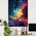 Nebulae Overture: Planetary Tapestry Poster | Zazzle