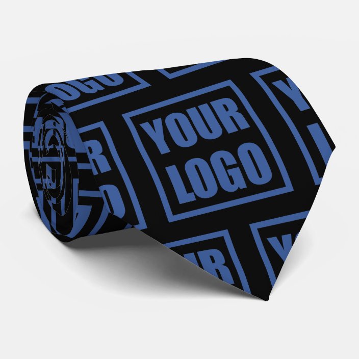 Neck Tie Business Logo Template Tiled | Zazzle