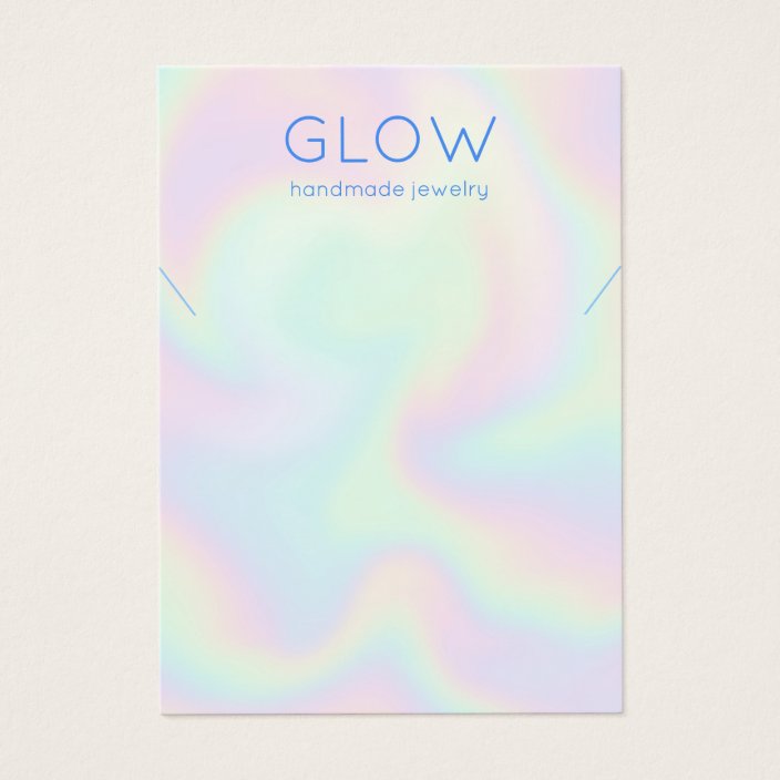 Necklace Rainbow Pastels Display Card | Zazzle.com