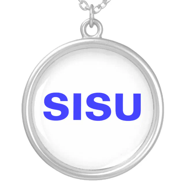 Necklace SISU Nature& Spirit of the Finnish People | Zazzle