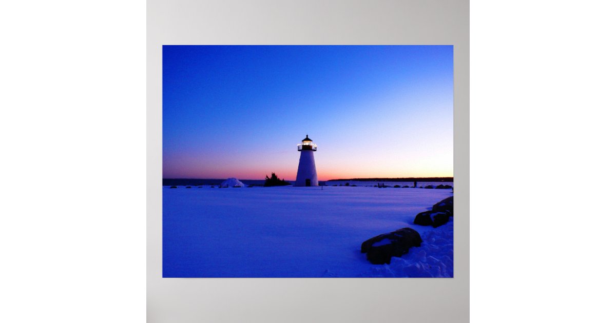 Ned's Point Lighthouse Poster | Zazzle