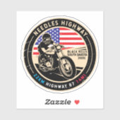 Needles Highway South Dakota Motorcycle Sticker | Zazzle