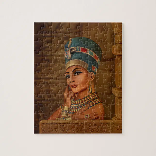 Nefertiti - Neferneferuaten the Egyptian Queen Jigsaw Puzzle | Zazzle