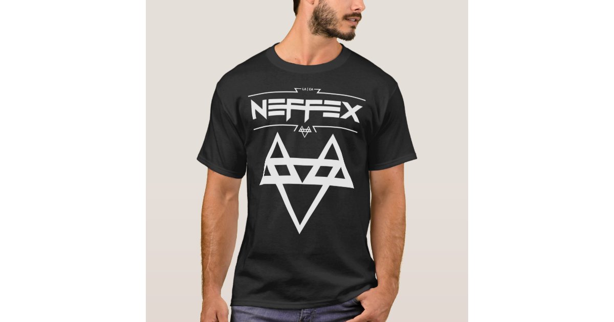 NEFFEX 2 White Logo T-Shirt | Zazzle