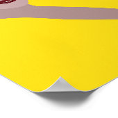 Negative Space Fashion Illustration Poster | Zazzle