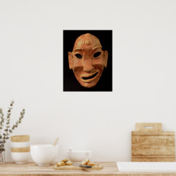 Negroid mask from Carthage, 7th-6th century BC (te Poster | Zazzle