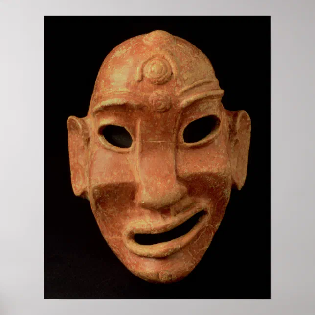 Negroid mask from Carthage, 7th-6th century BC (te Poster | Zazzle
