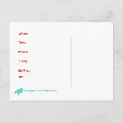 Neighbor Get Together Invitations on postcards | Zazzle