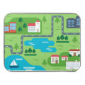 Neighborhood Illustration Roadmap Illustration Jigsaw Puzzle | Zazzle