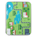Neighborhood Illustration Roadmap Illustration Jigsaw Puzzle | Zazzle