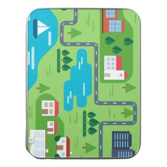 Neighborhood Illustration Roadmap Illustration Jigsaw Puzzle | Zazzle