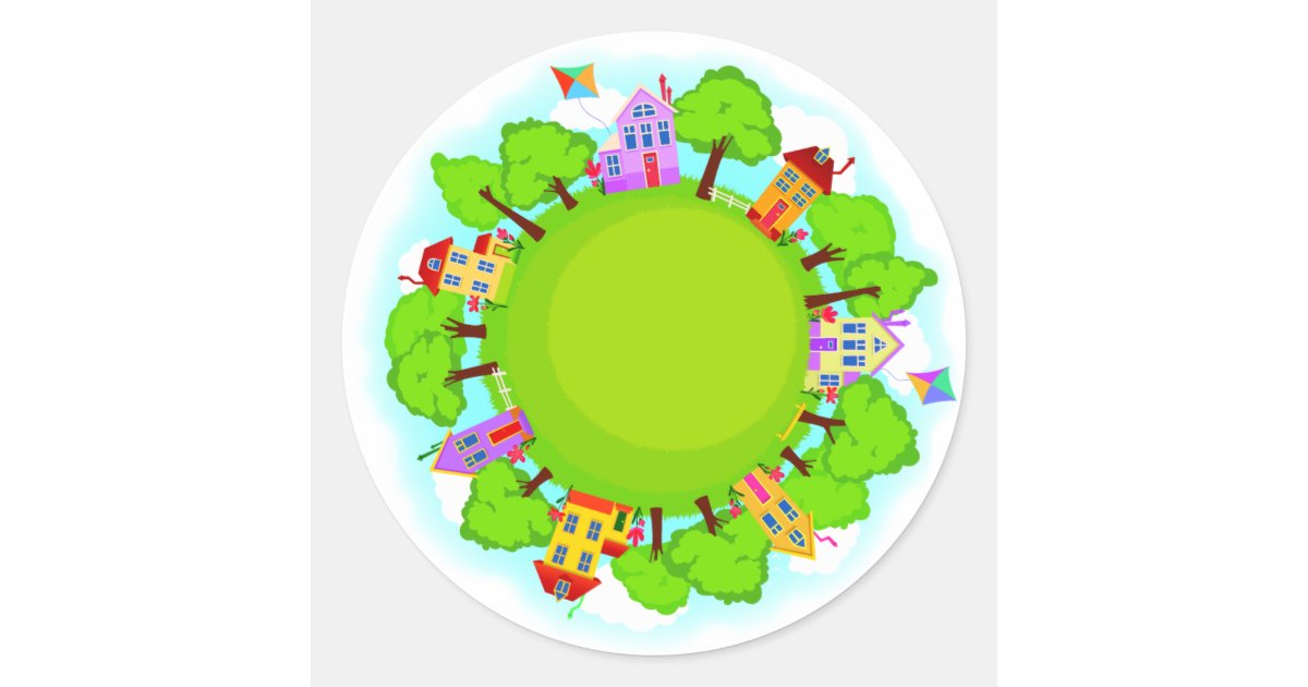 Neighborhood Sticker - SRF | Zazzle