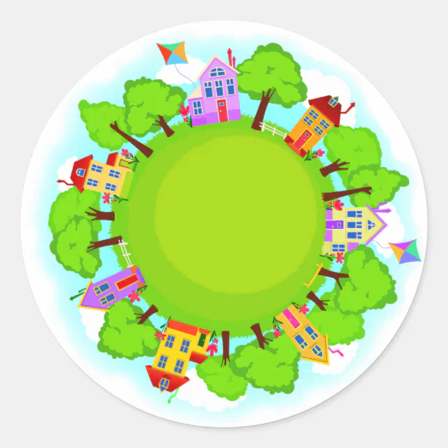 Neighborhood Sticker - SRF | Zazzle