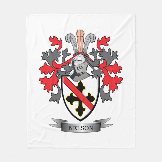 Nelson Coat of Arms Fleece Blanket | Zazzle.com