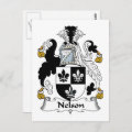 Nelson Family Crest Postcard | Zazzle