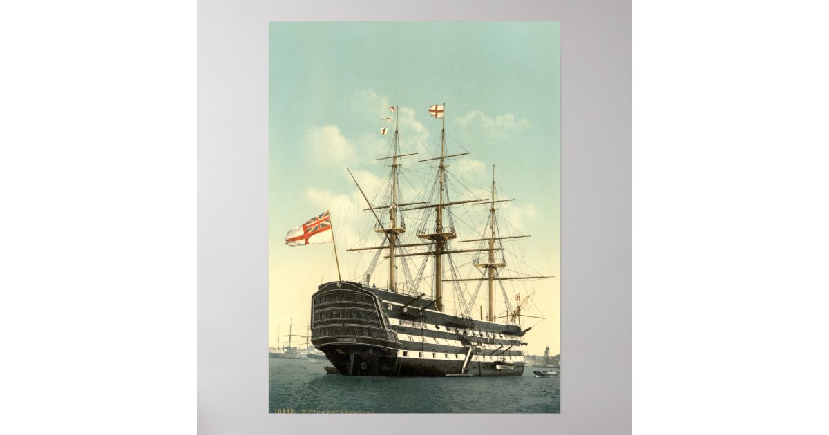Nelson's HMS Victory Poster | Zazzle