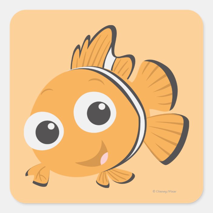 Nemo 1 square sticker | Zazzle.com