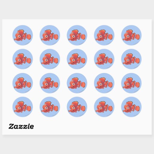 Nemo 3 classic round sticker | Zazzle