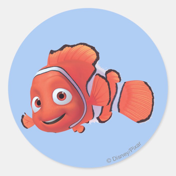Nemo 3 classic round sticker | Zazzle.com