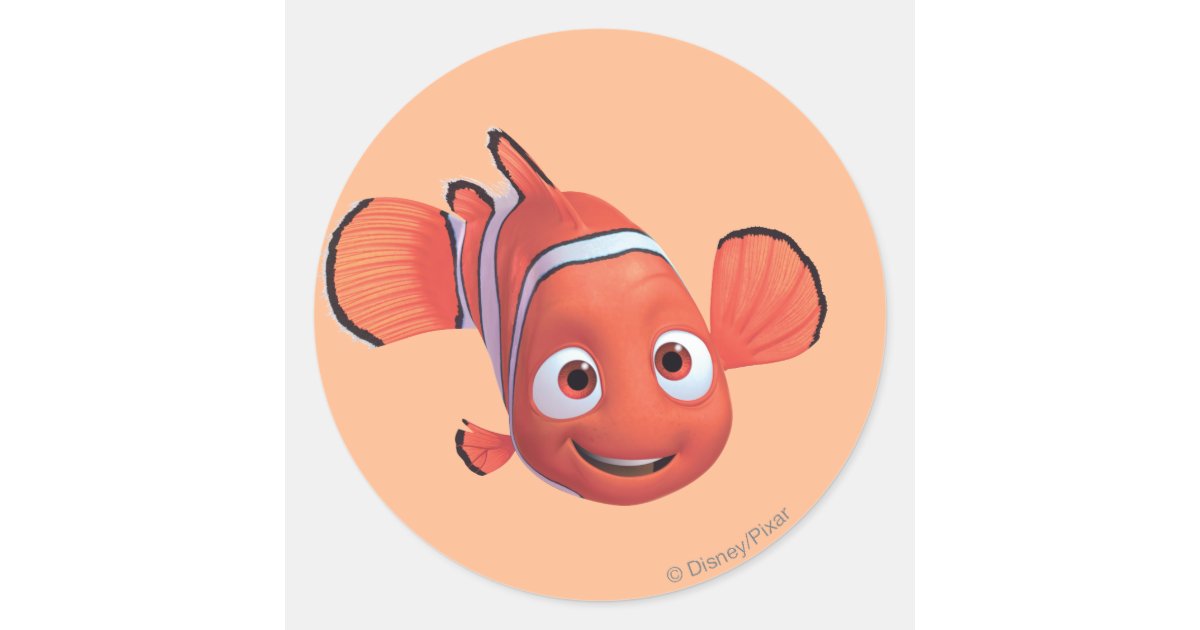 Nemo 4 classic round sticker | Zazzle