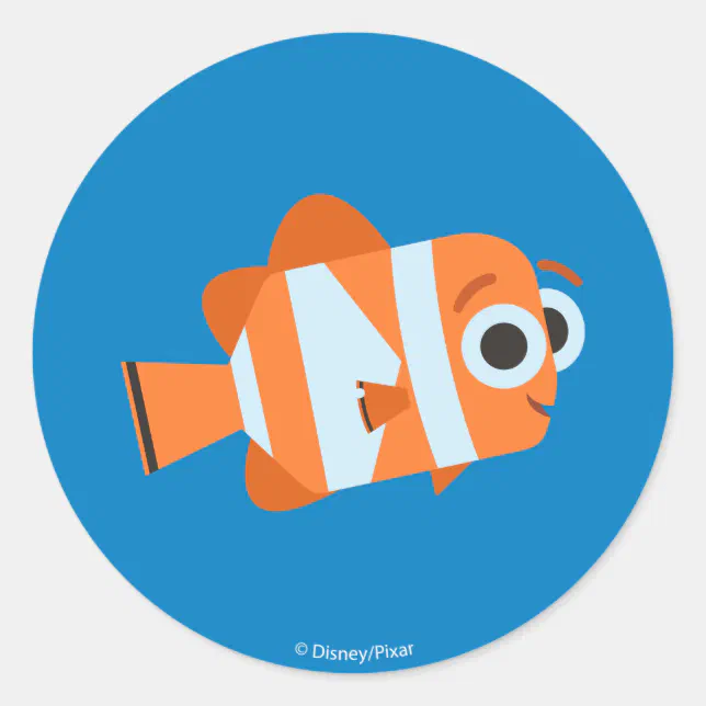Nemo | Chart Your Own Adventure Classic Round Sticker | Zazzle