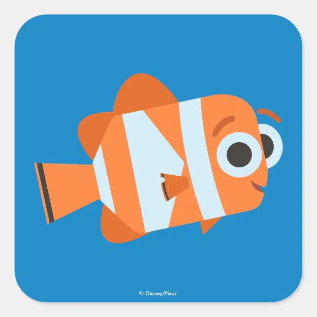 Nemo | Chart Your Own Adventure Square Sticker | Zazzle