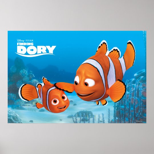 Nemo & Marlin Poster | Zazzle.com