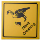 Nene Crossing, Traffic Warning Sign, Hawaii, USA Tile | Zazzle