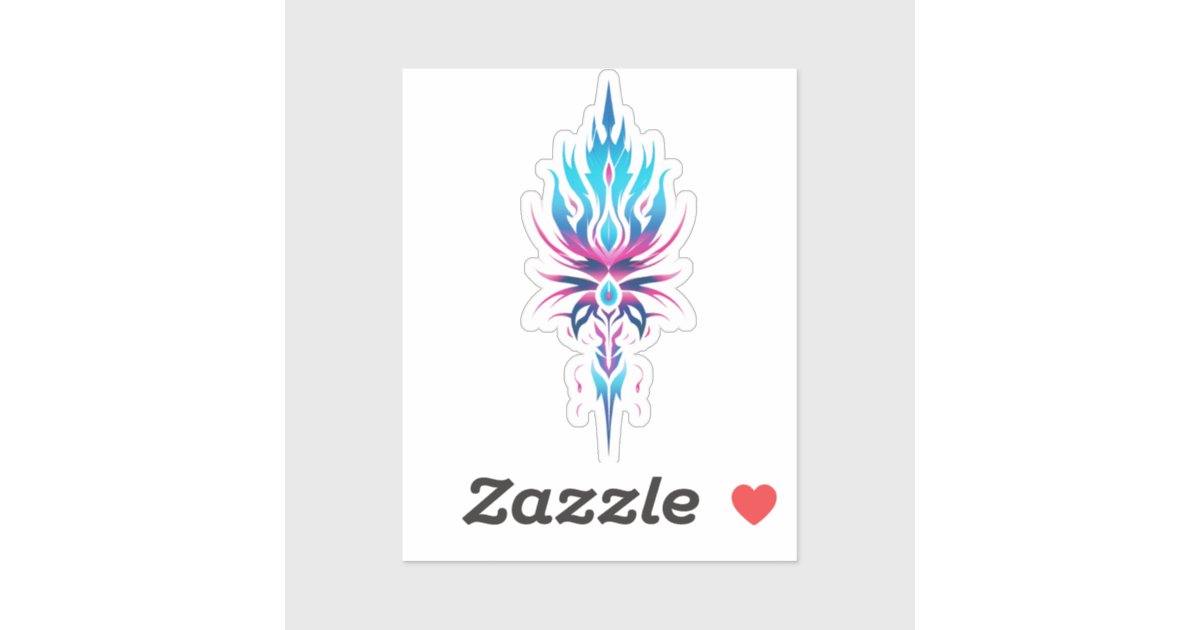 Neo-Tribal Sigil Sticker | Zazzle