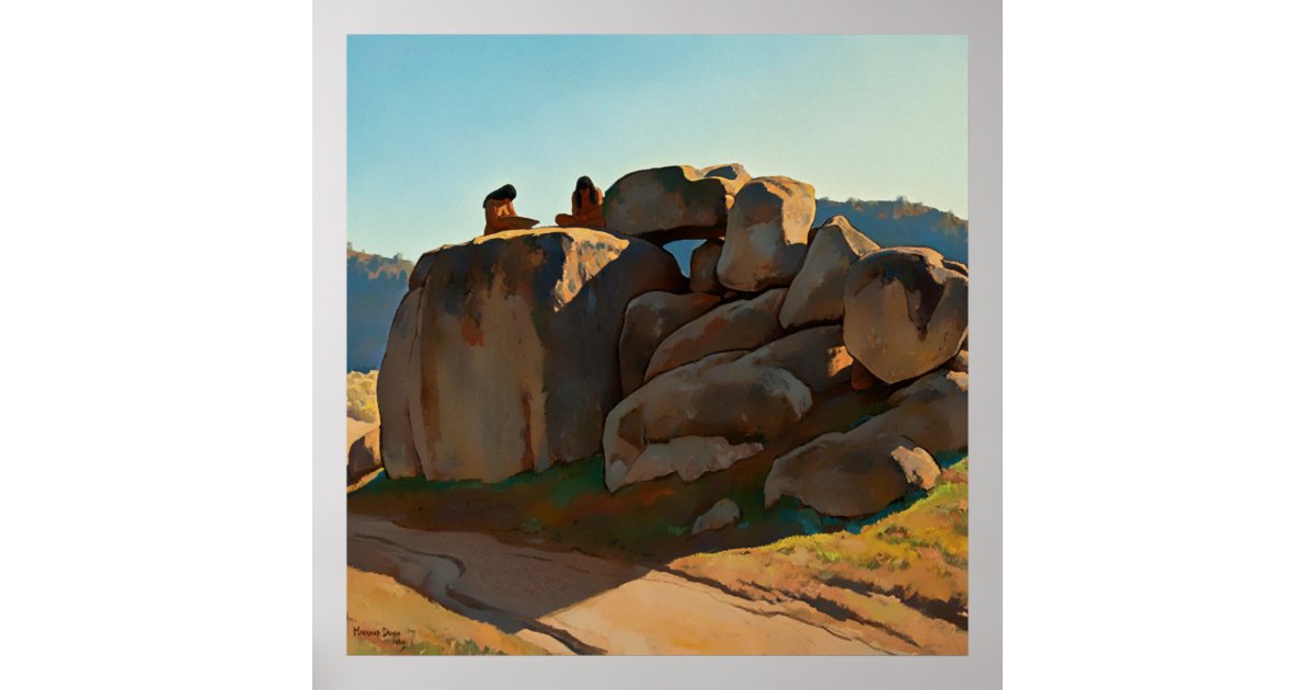 “Neolithic Afternoon” by Maynard Dixon Poster | Zazzle