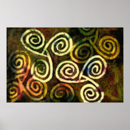 NeoLithic Cave Art Poster | Zazzle