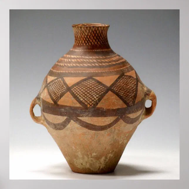 Neolithic Pottery / Poster | Zazzle