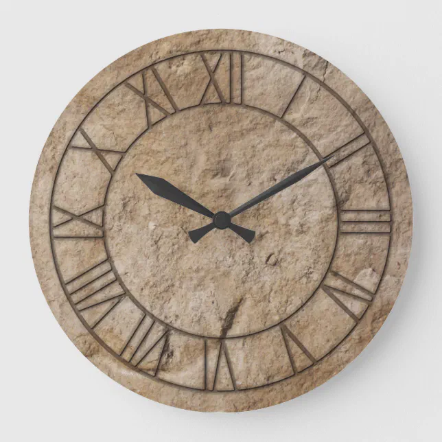 Neolithic Stone Age Wall Clock | Zazzle