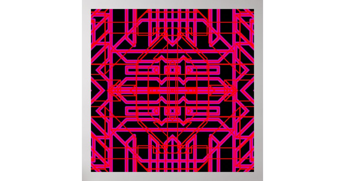 Neon Aeon 6 Poster | Zazzle