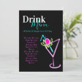 Neon Bar Club Restaurant Drink Menu | Zazzle
