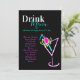Neon Bar Club Restaurant Drink Menu | Zazzle