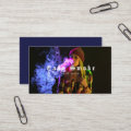 Neon Black Punch Card Vape Head Shops Smoke Lounge | Zazzle