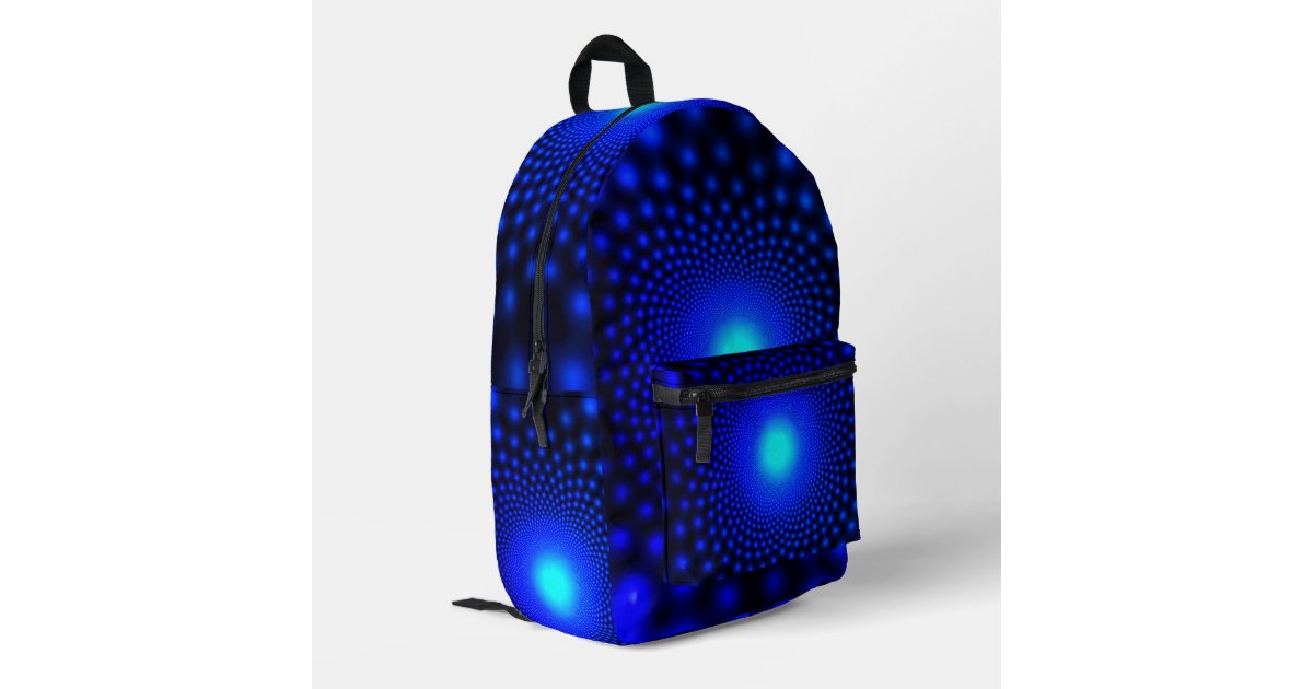 Neon Blue Lights Backpack | Zazzle