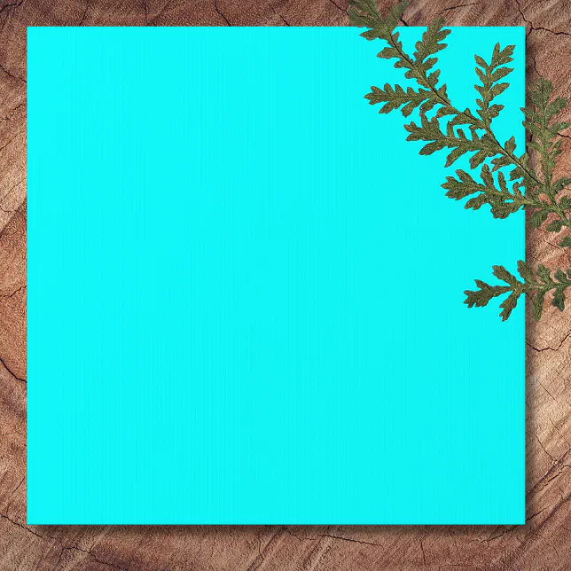 Neon Blue Solid Color | Classic Sign | Zazzle