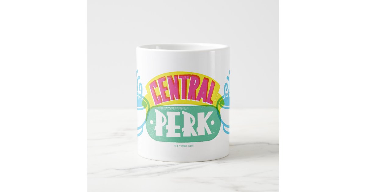 Neon Central Perk Logo Giant Coffee Mug | Zazzle