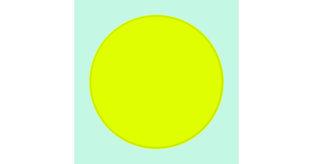 Neon Chartreuse Solid Color | Trendy Color Coaster Set | Zazzle