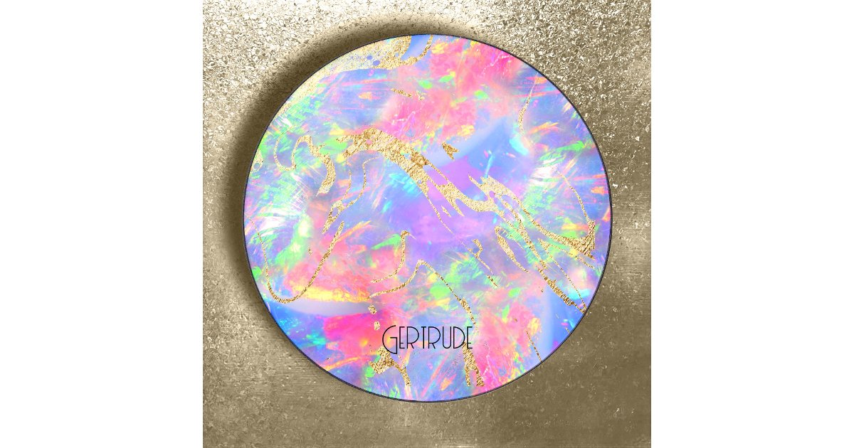 neon colors opal design wireless charger | Zazzle